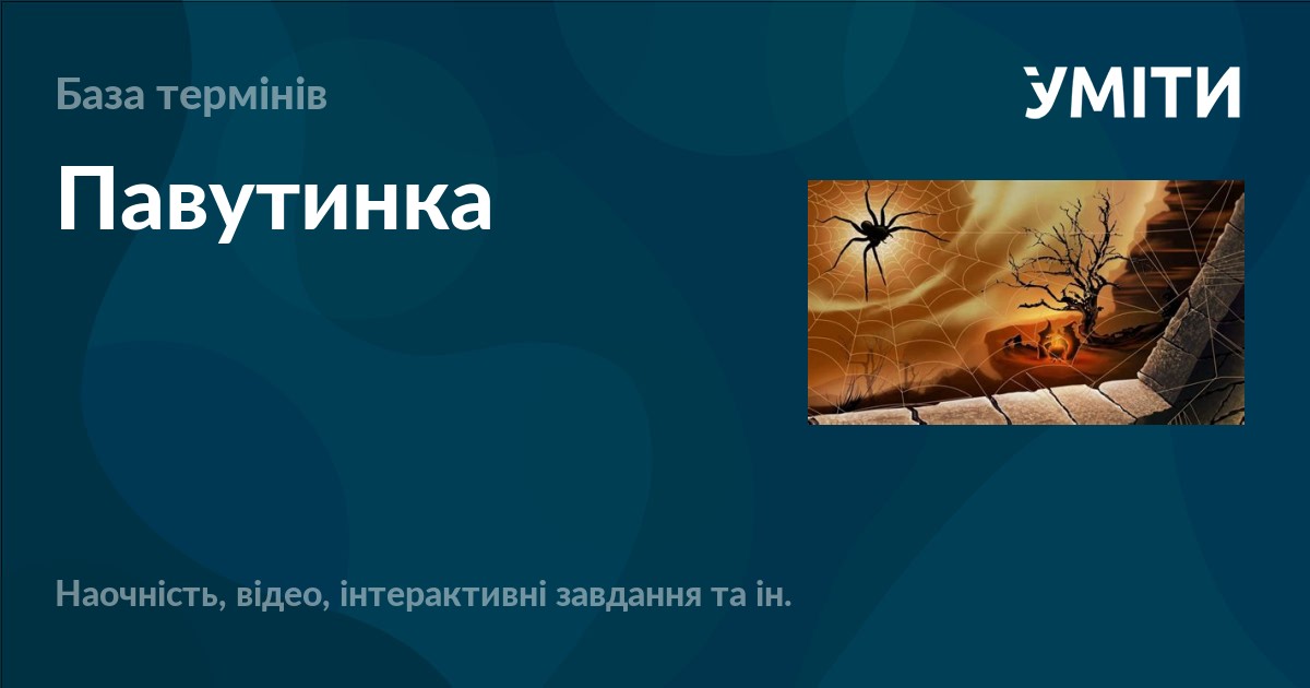Павутинка – УМІТИ